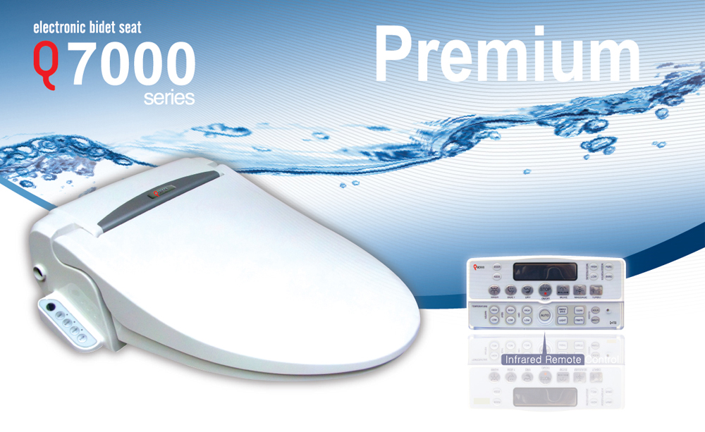 Electronic bidet seat QUOSS series.Paperless smart Toilet system ...