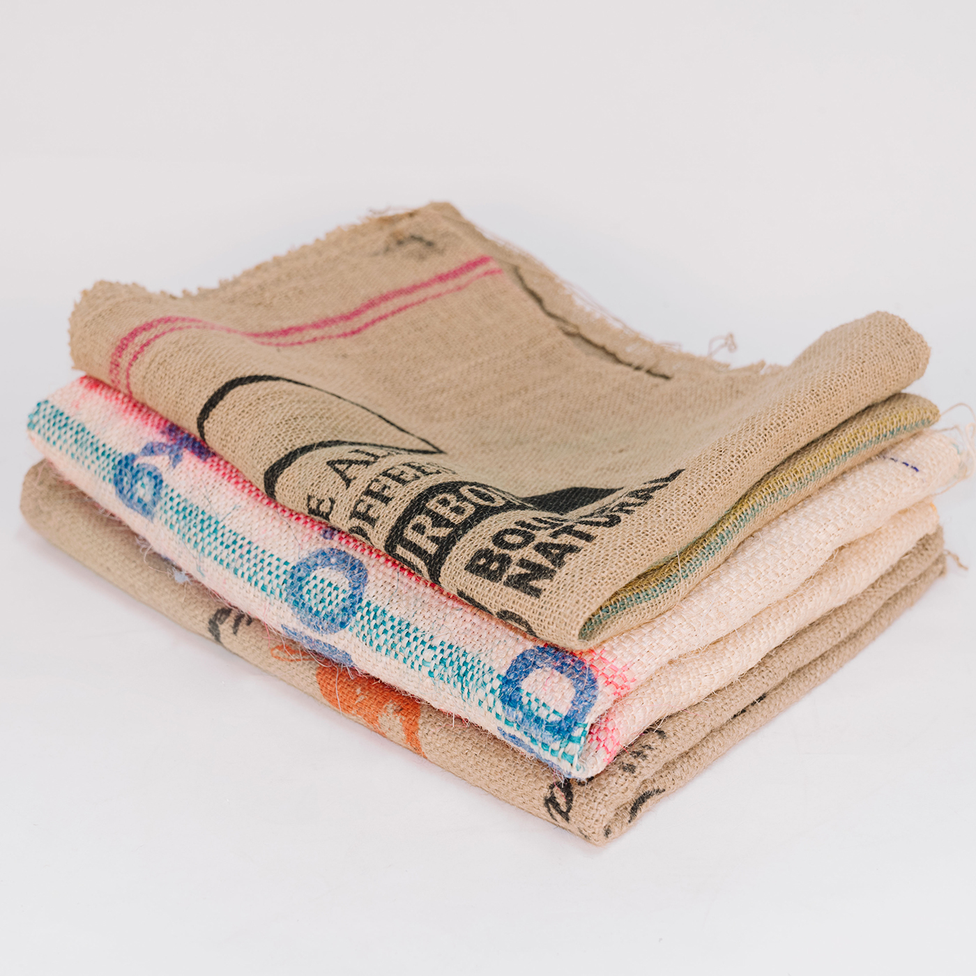 Jute:re - Upcycled Coffee Sacks Fabric - wholesale | Find Korean Denim ...