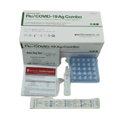 Asan Easy Test Flu COVID 19 Ag Combo Rapid Detection Kit - wholesale ...
