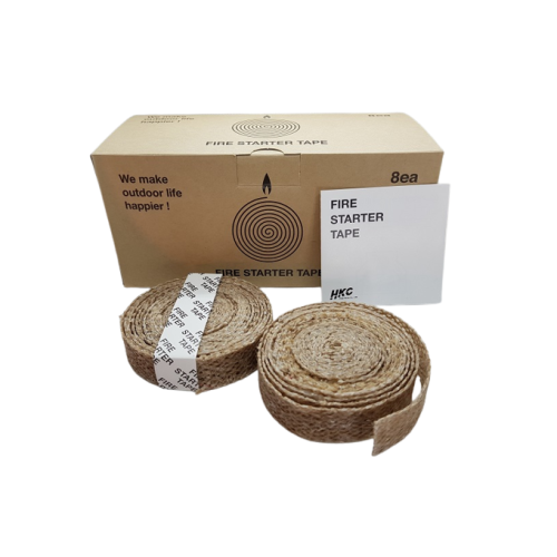 Fire Starter Outdoor Kindling 8 Jute Tapes Box New Fireplace Campfire ...
