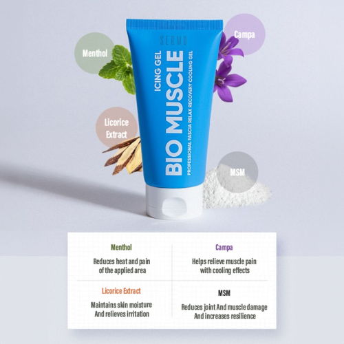 Sermo Bio Muscle Icing Gel 500g - wholesale | Find Korean Sports ...