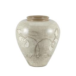 Buncheong Inlaid Flower Pattern Jar - wholesale | Find Korean Pottery ...