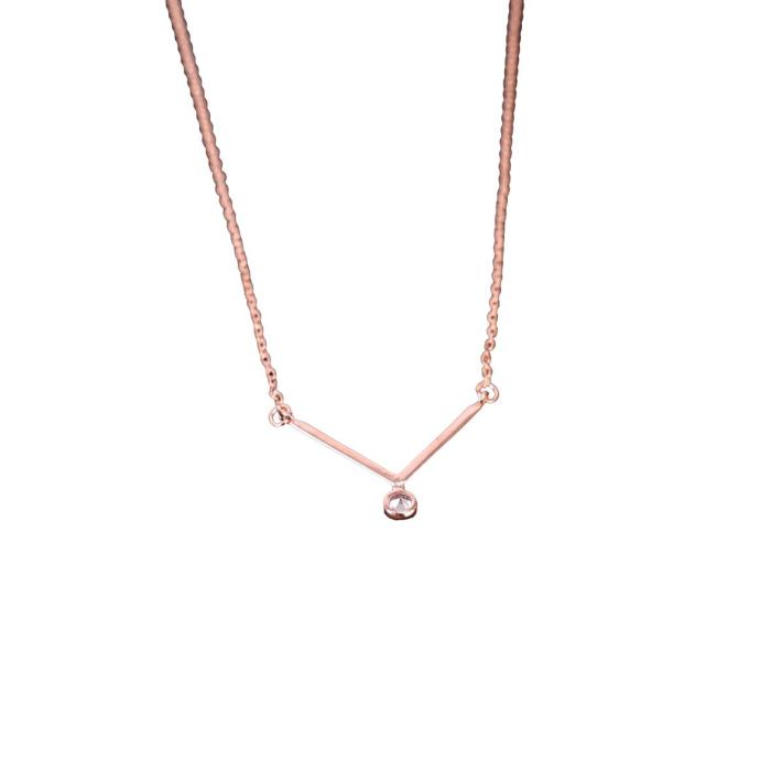 Minimalist V Line Necklace - wholesale | Find Korean Necklace ...