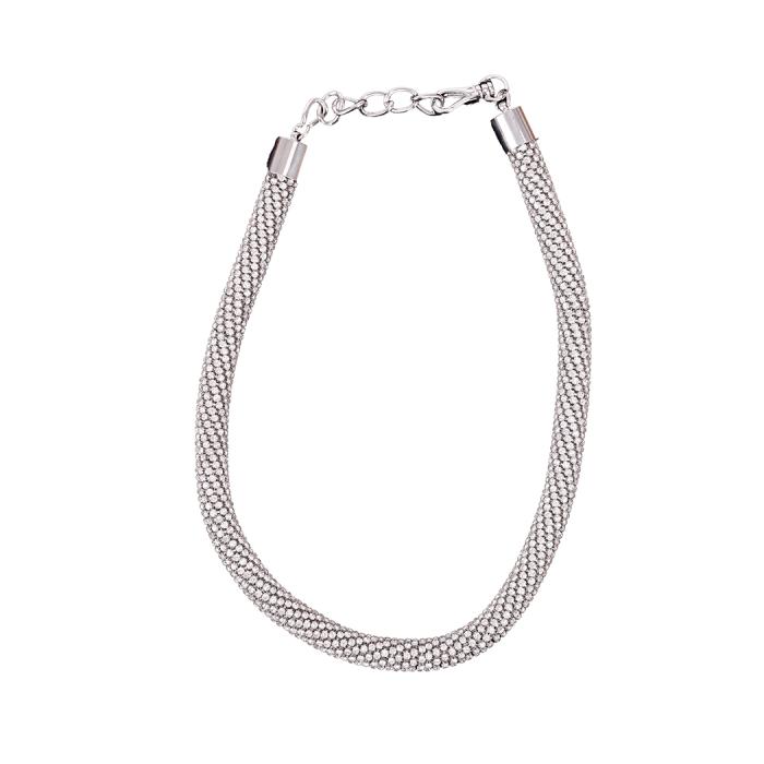 Silver Mesh Chain Necklace - wholesale | Find Korean Necklace ...