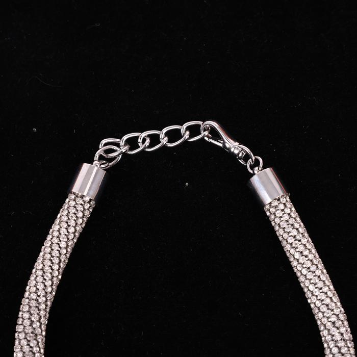 Silver Mesh Chain Necklace - wholesale | Find Korean Necklace ...
