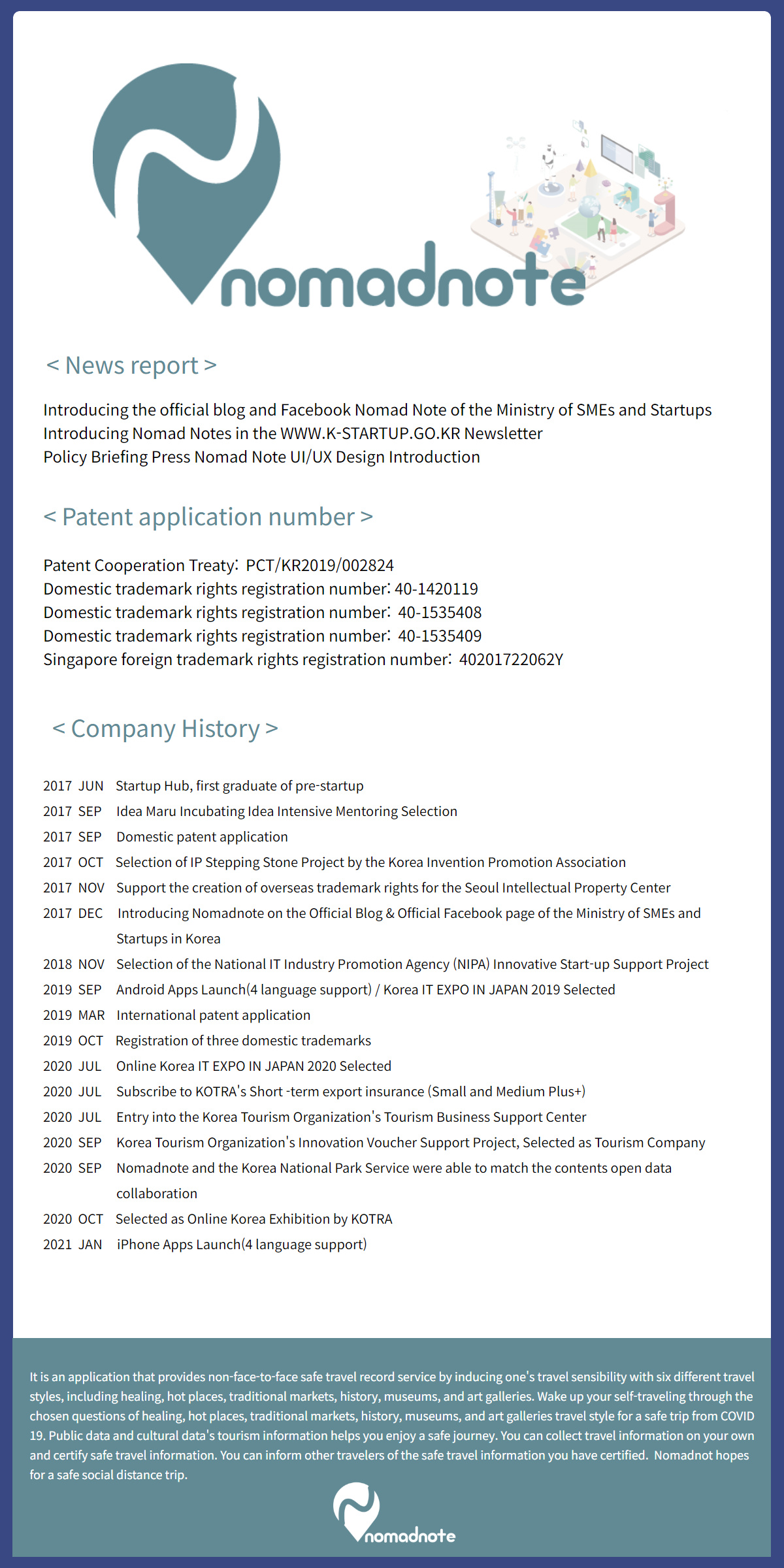 Noncontact Safe Travel Note App - wholesale | Find Korean Social ...